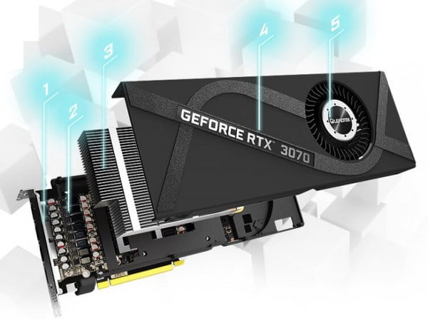 VGA LEADTEK WinFast RTX 3070 AI BLOWER 8G