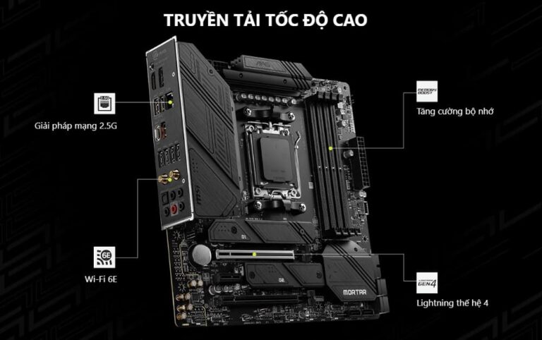 MSI MAG B650M MORTAR WIFI | M-ATX - SK AM5 - DDR5