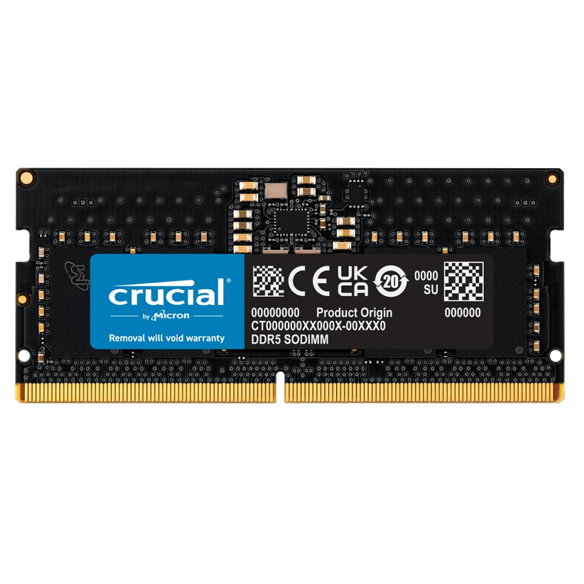 Ram Laptop Crucial 8GB DDR5 4800MHz CT8G48C40S5