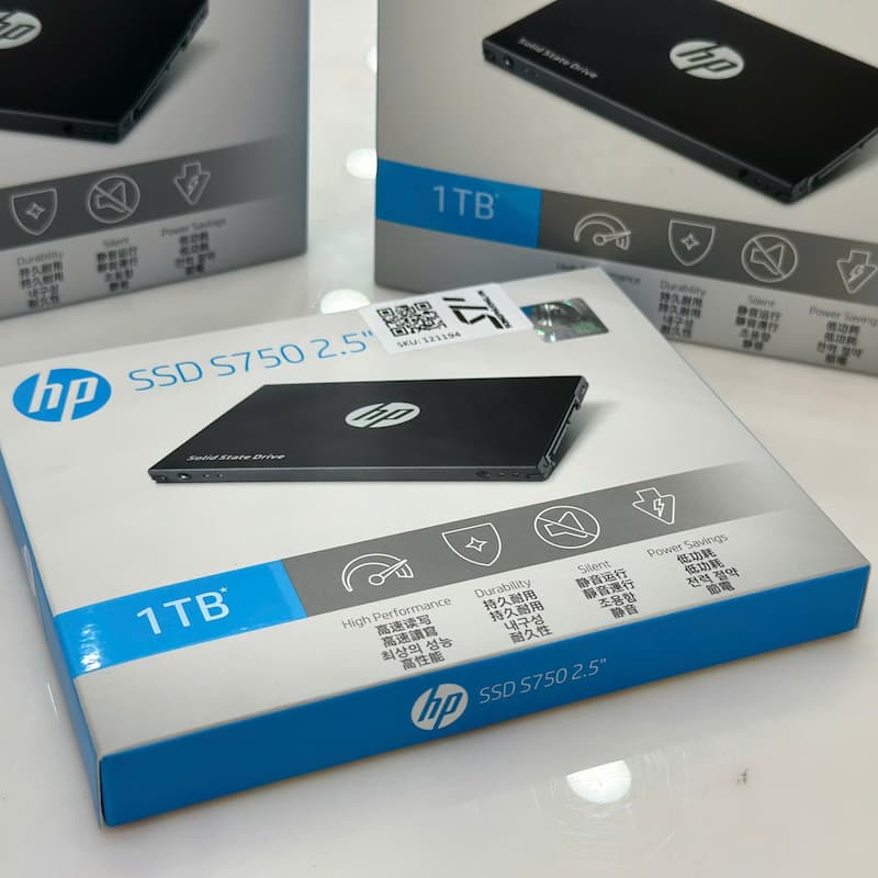 SSD HP S750 1TB 2.5 inch Sata III | Read/Write: 560/520MB/s