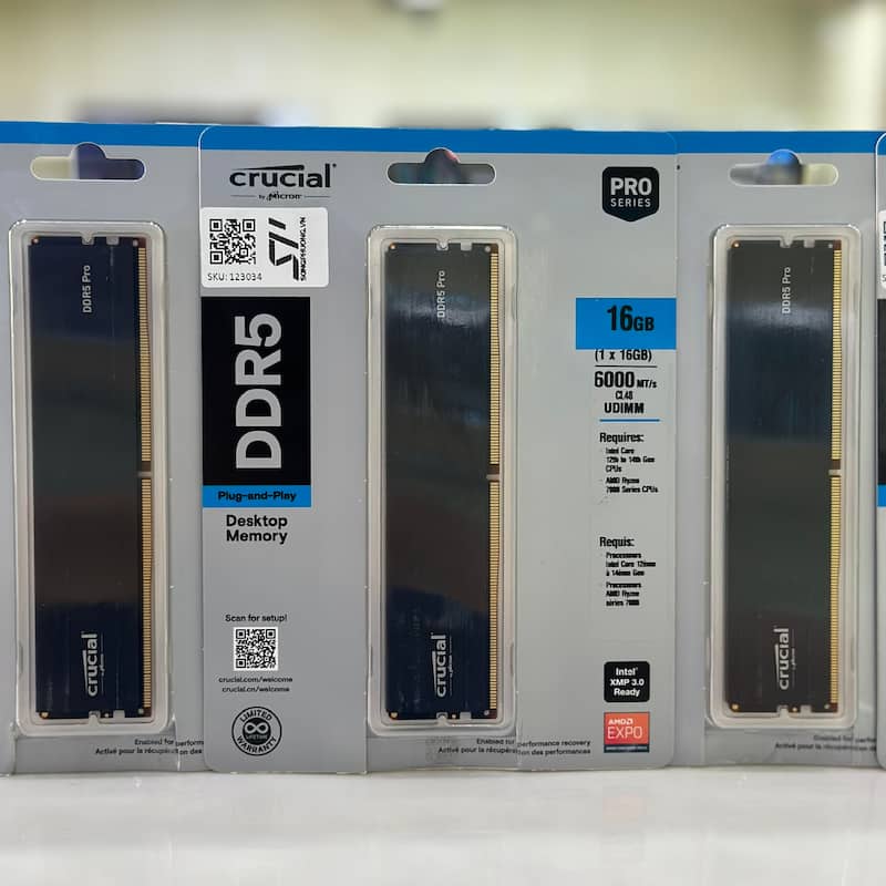 Ram Crucial Pro 16GB DDR5 6000Mhz